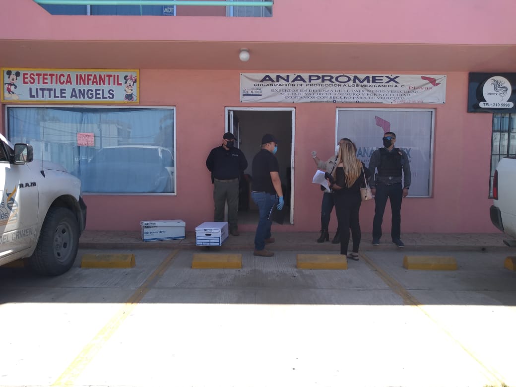 Catean 15 oficinas de Anapromex en Baja California